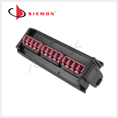 Siemon Panel FO LightVerse con 12Acopladores LC OM4 Violeta LVA12-LCE ...