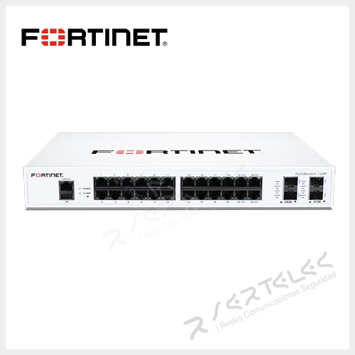 Fortinet FortiSwitch 24puertos GE 4puertos 10GE SFP+ | FS-124F – Sertelec